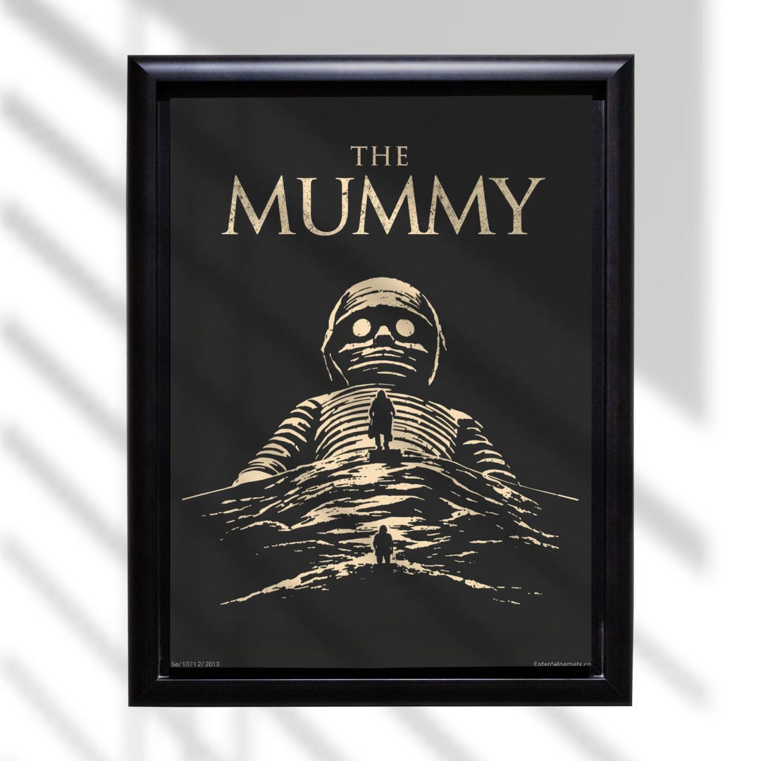 The Mummy Digital Art Print | Classic Horror Movie Poster | Vintage ...
