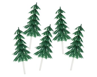 Tree cupcake topper | Etsy