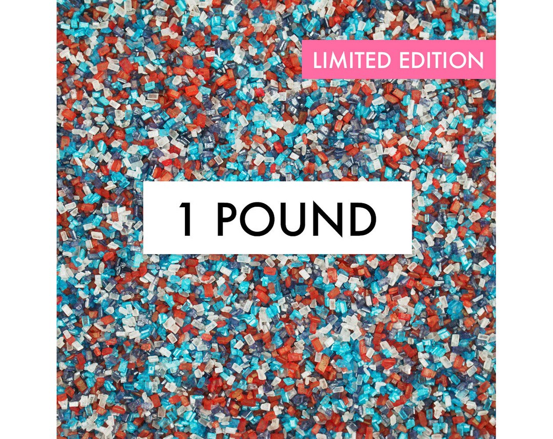 Patriotic Chunky Sugar Blend 1 LB - Our Limited Edition Patriotic ...