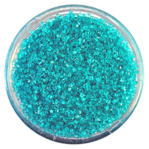 Teal Sanding Sugar Bright Turquoise Sprinkles for Decorating | Etsy