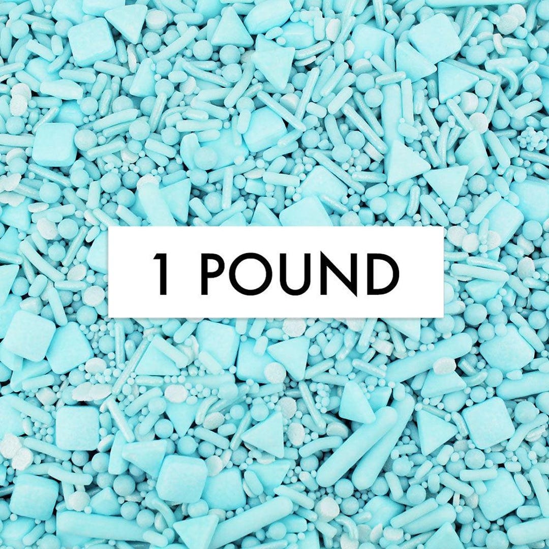 Light Blue Sprinkle Blend 1 LB - Etsy