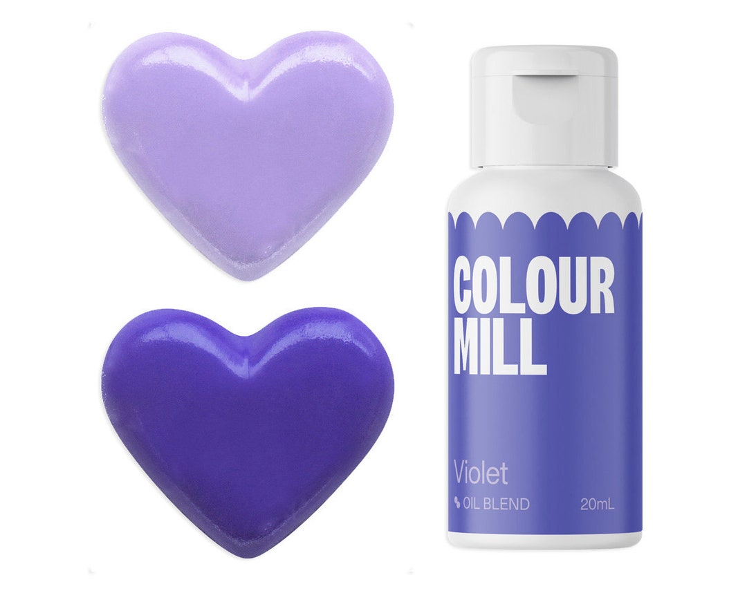 Violet Colour Mill Oil Based Food Coloring - Violet Food Coloring With ...