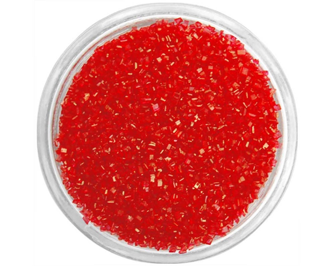 Red Sanding Sugar - Red Sprinkles for Decorating Cupcakes, Cakes ...