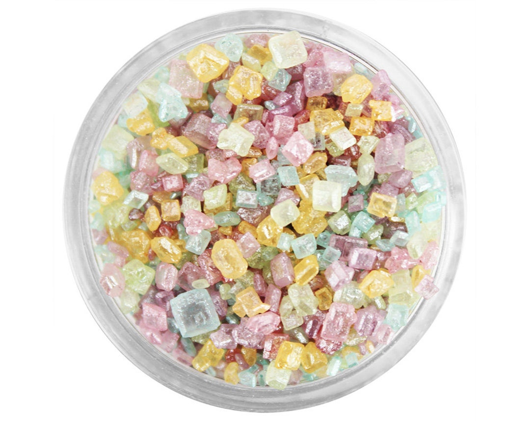 Pearly Pastel Rainbow Chunky Sugar - Pastel Rainbow Chunky Sugar ...
