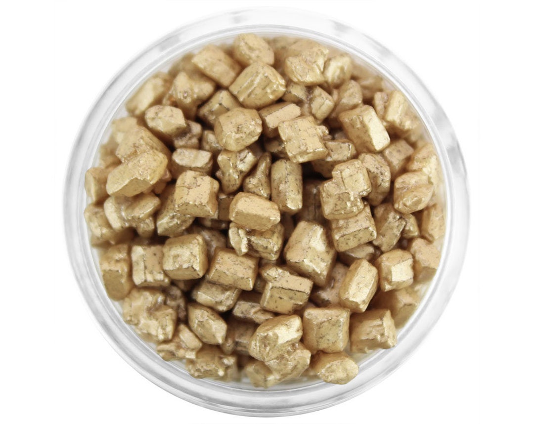 Mini Metallic Light Gold Gem Sugar - Mini Light Gold Gem Sugar ...