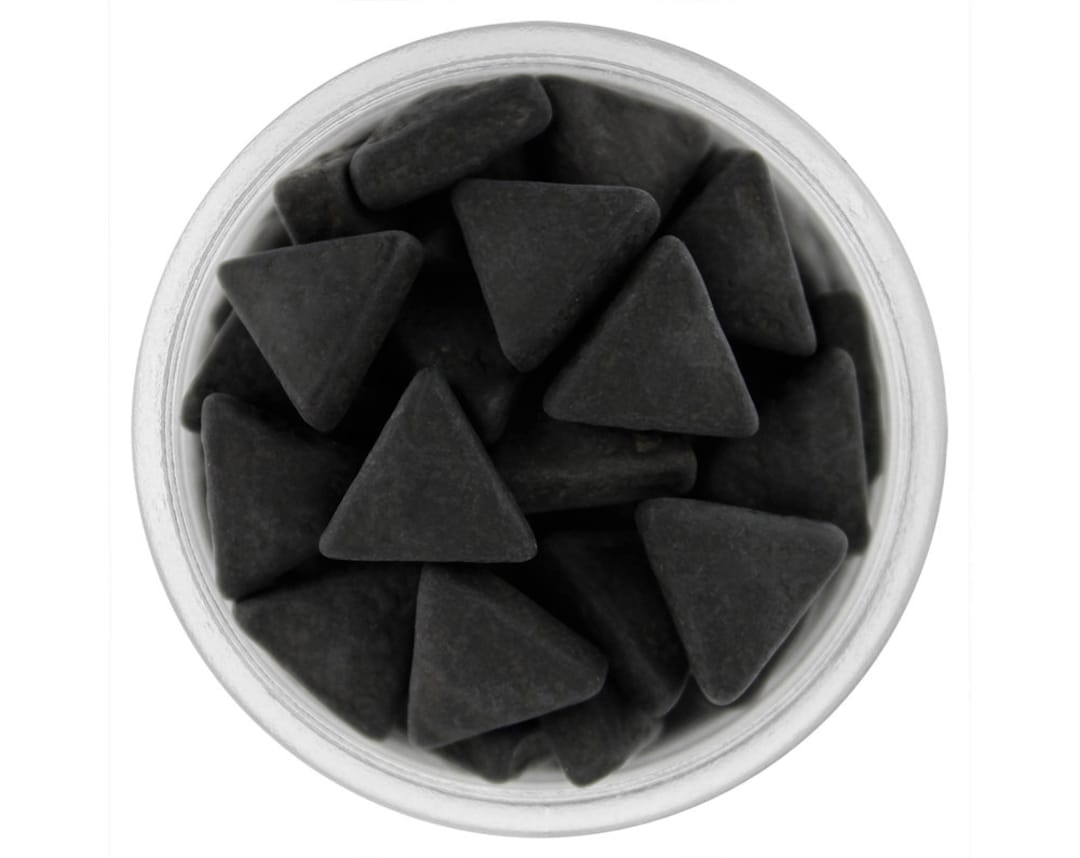 Black Matte Triangle Candy Sprinkles - Black Triangle Sprinkles for ...