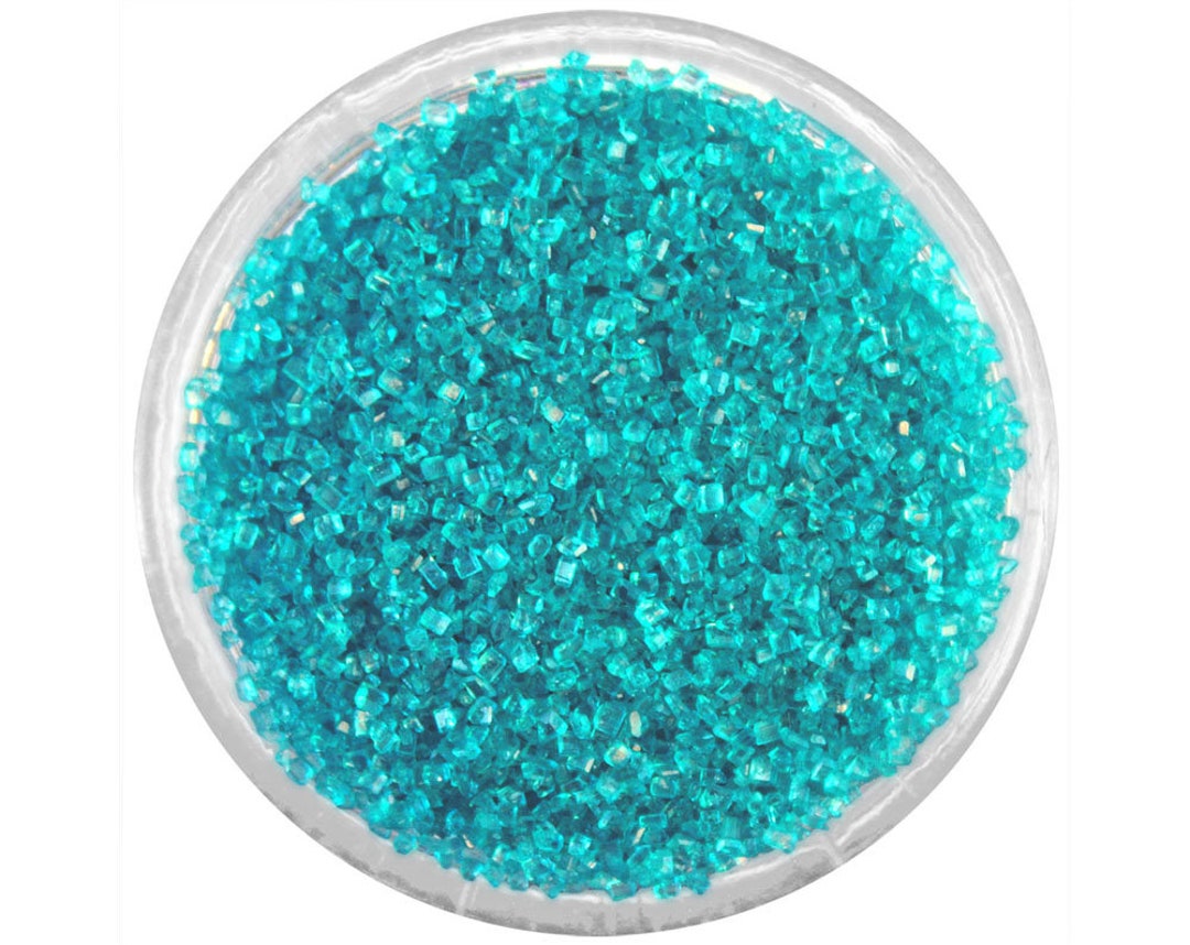 Teal Sanding Sugar - Bright Turquoise Sprinkles for Decorating Cupcakes ...