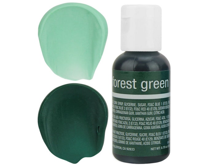 Forest Green Gel Food Coloring Chefmaster Forest Green - Etsy