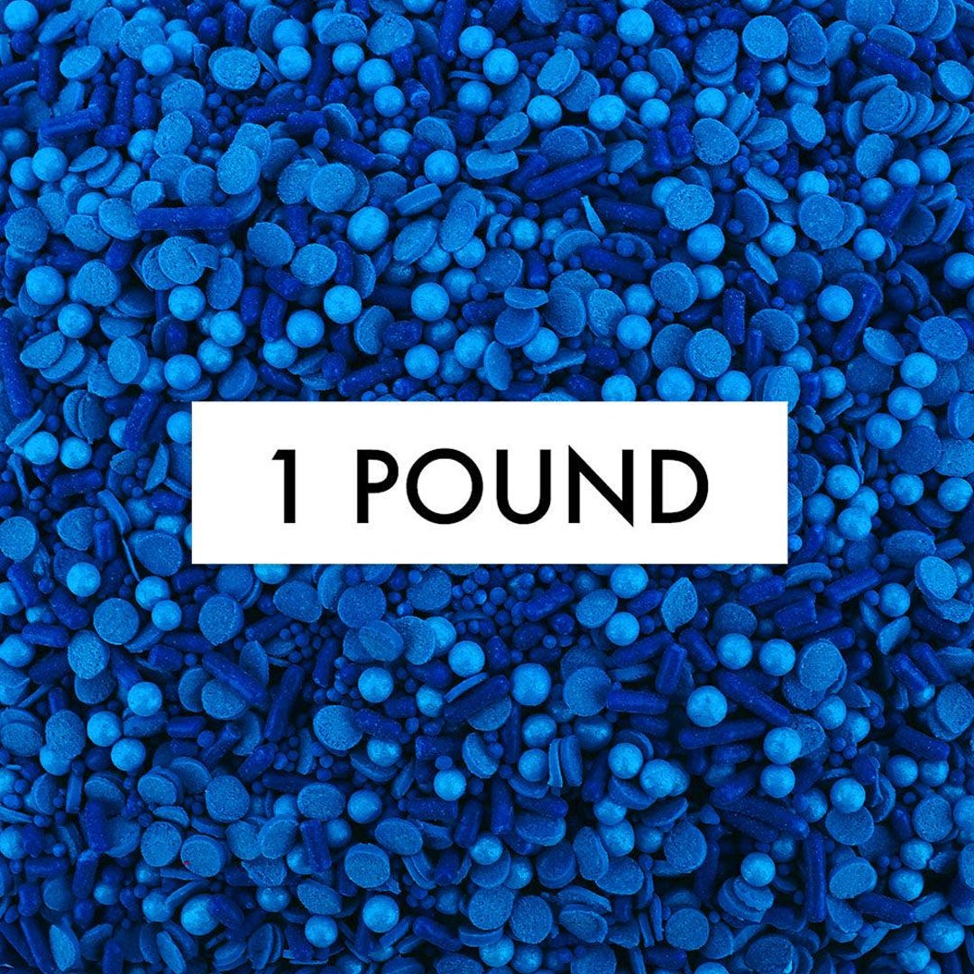 Royal Blue Sprinkle Blend 1 LB - Etsy