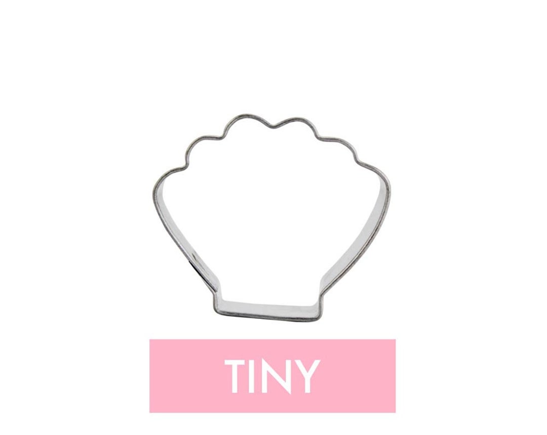 Tiny Clam Shell Seashell Cookie Cutter - Mini Clam Shell Cookie Cutter ...