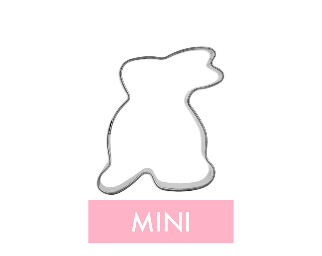 Mini Bunny Rabbit Cookie Cutter- Mini Bunny Cutter, Easter Cutter for ...