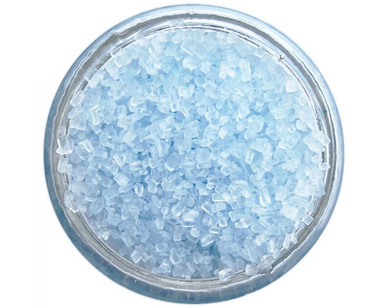 Soft Blue Chunky Sugar pastel light blue sugar crystals | Etsy