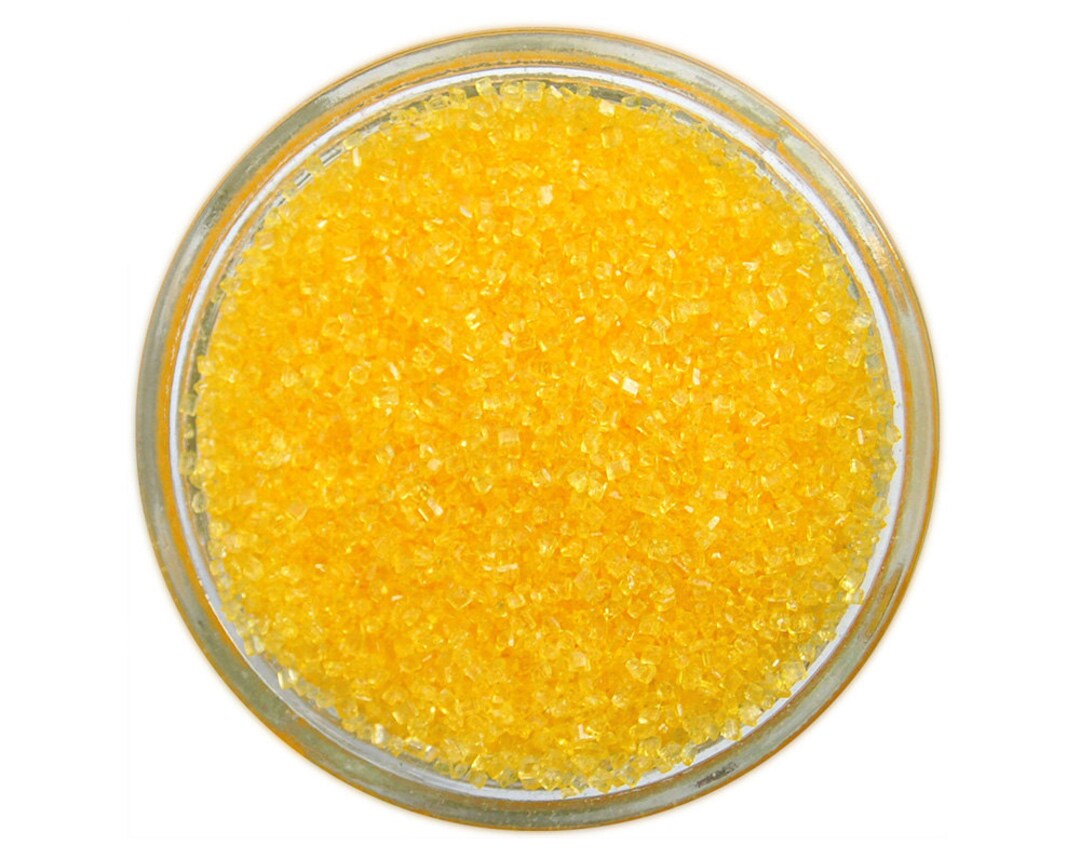 Yellow Sanding Sugar Bright Yellow Sprinkles for Decorating - Etsy