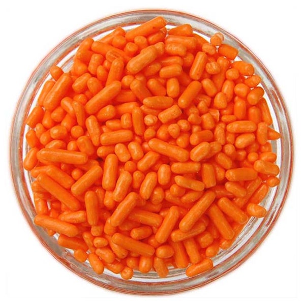 Orange Sprinkles - Etsy