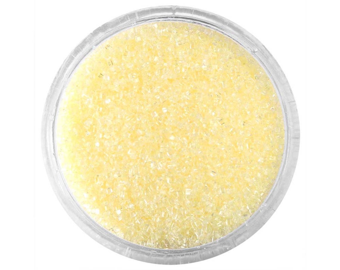 Pastel Yellow Sanding Sugar - Light Yellow Sprinkles for Decorating ...