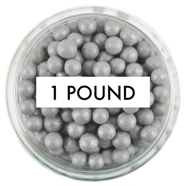 Silver Edible Pearls - Etsy