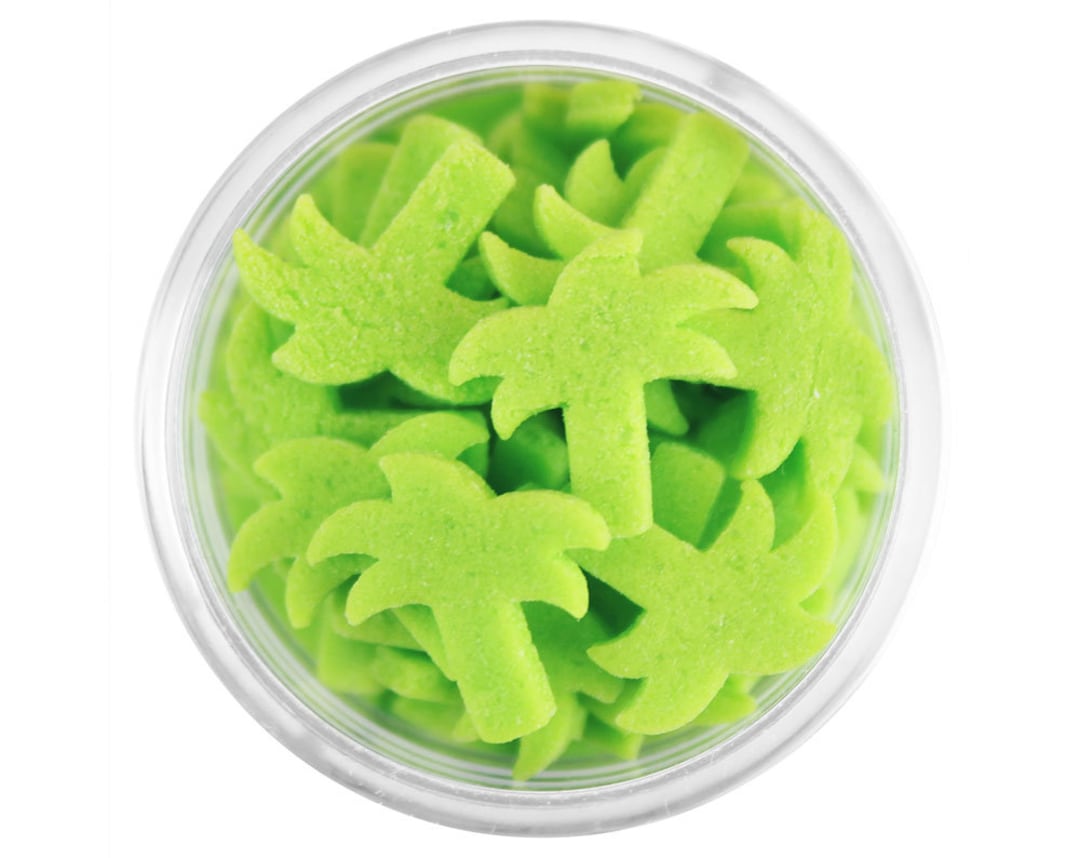 Green Palm Tree Sprinkles - Bright Green Palm Tree Sprinkles for ...