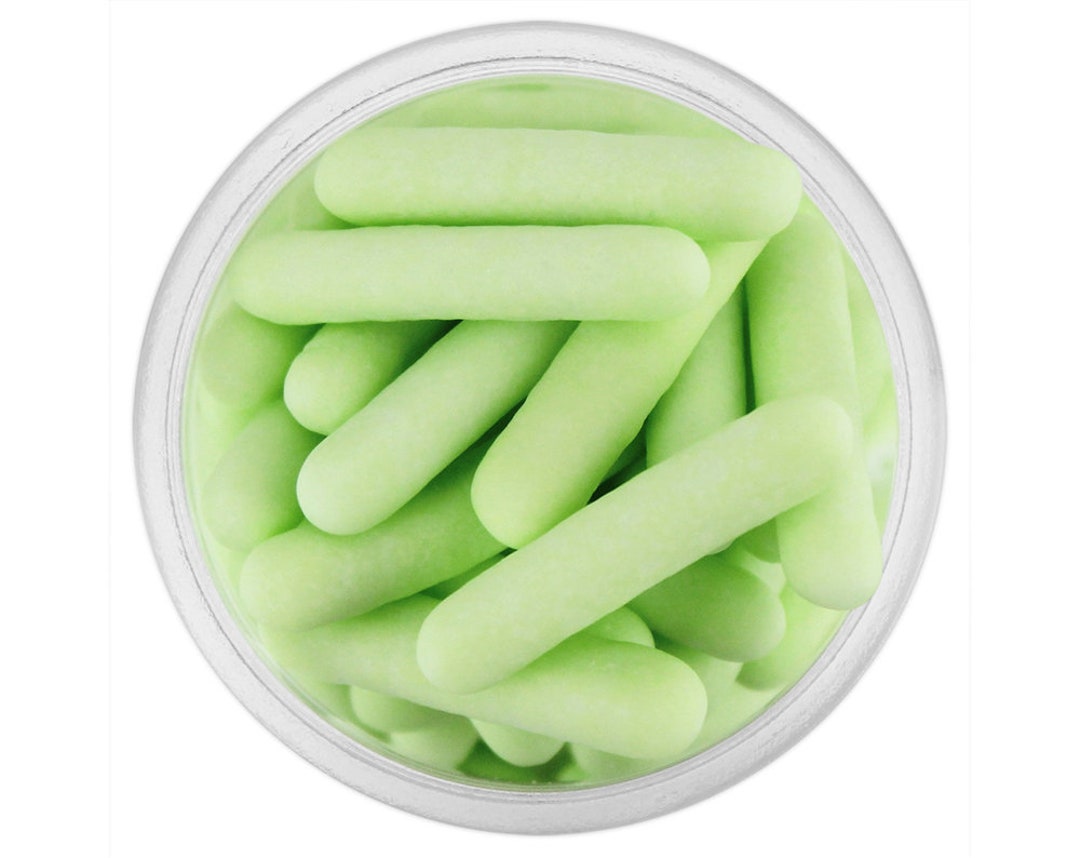 Light Green Matte Rod Sprinkles - Pastel Green Rod Sprinkles for ...