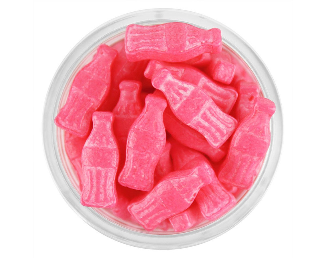 Pink Soda Bottle Candy Sprinkles - Cute Little Pink Soda Bottle Candy ...