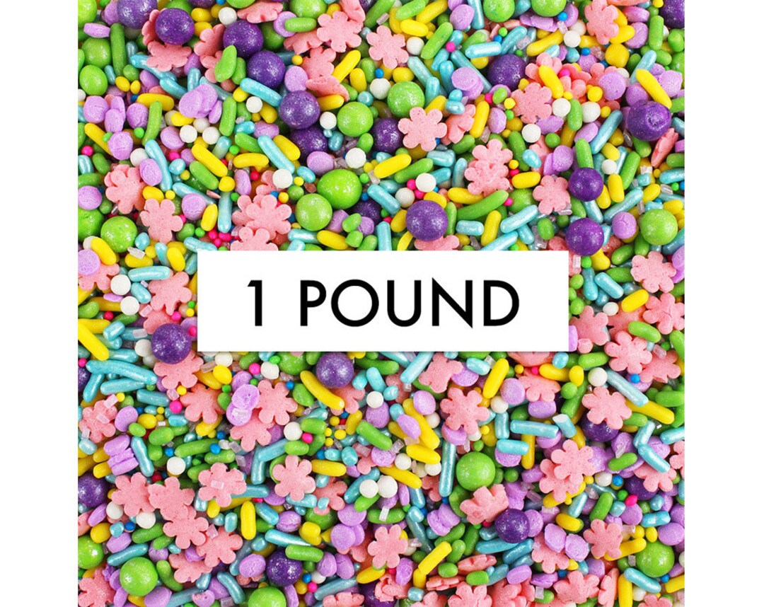 Sweet Flower Sprinkle Blend 1 LB - Pretty Flower Sprinkle Mix for ...