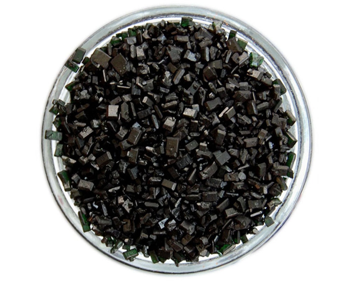 Black Chunky Sugar Vibrant Black Sugar Crystals Sprinkles - Etsy