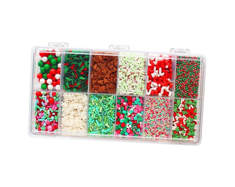 Christmas Party Sprinkle Box a Fun Festive Sprinkle - Etsy