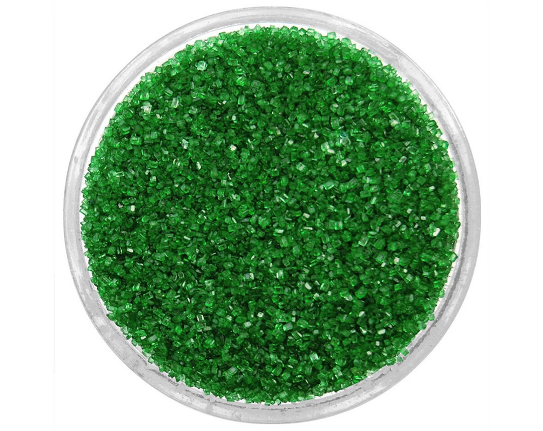 Green Sanding Sugar - Dark Green Sprinkles for Decorating Cupcakes ...