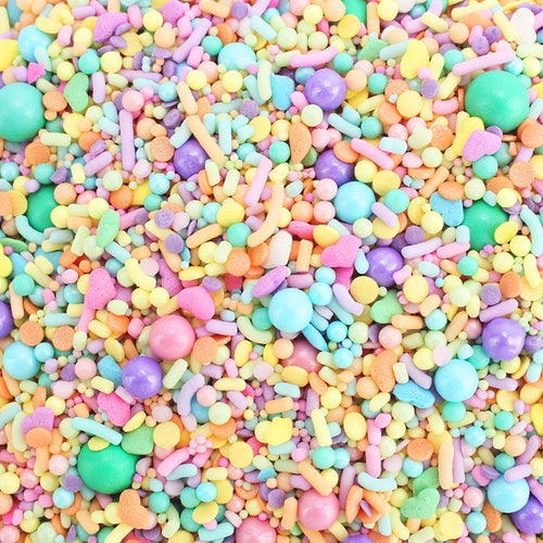 Fiesta Sprinkle Blend Soft Jimmies Crunchy Non-pareils and | Etsy