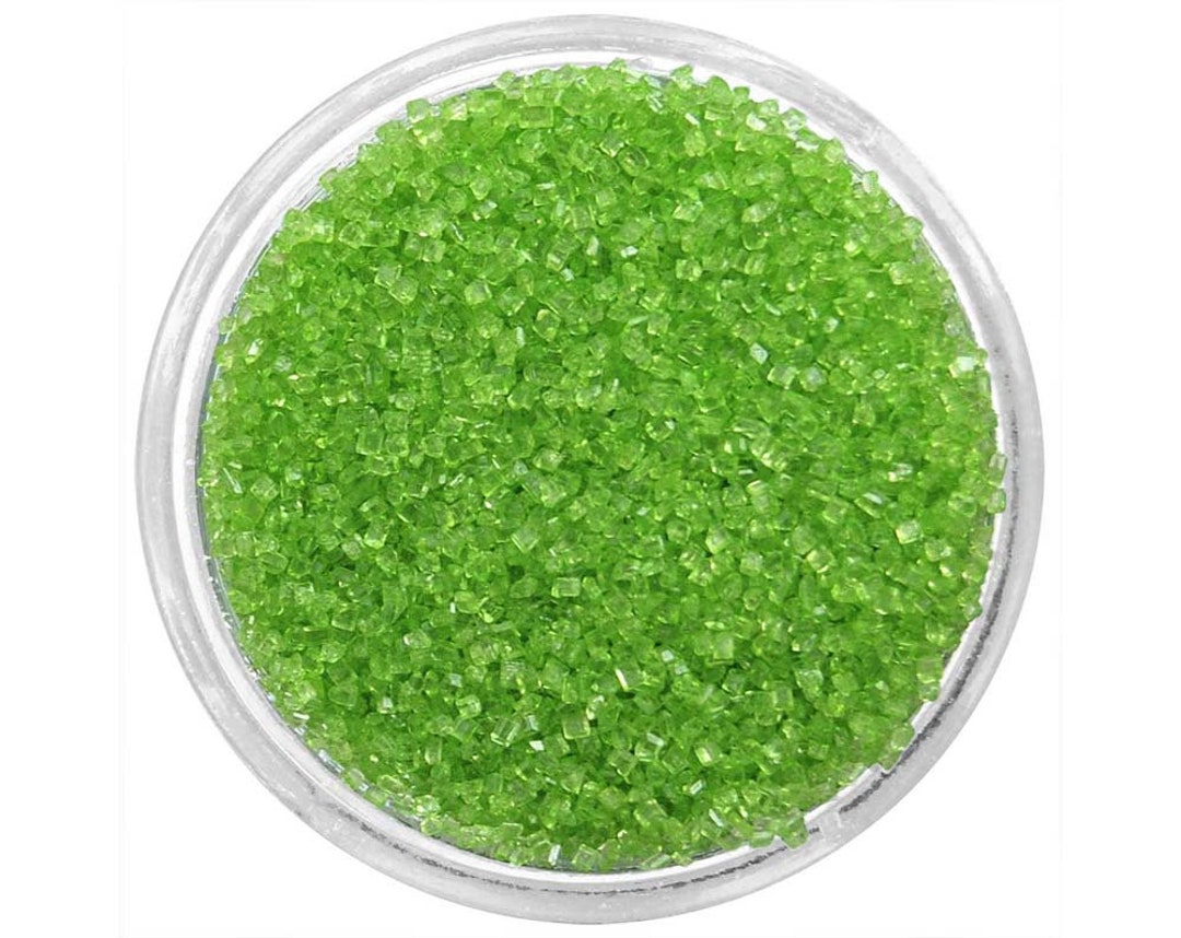 Lime Green Sanding Sugar - Bright Lime Green Sprinkles for Decorating ...