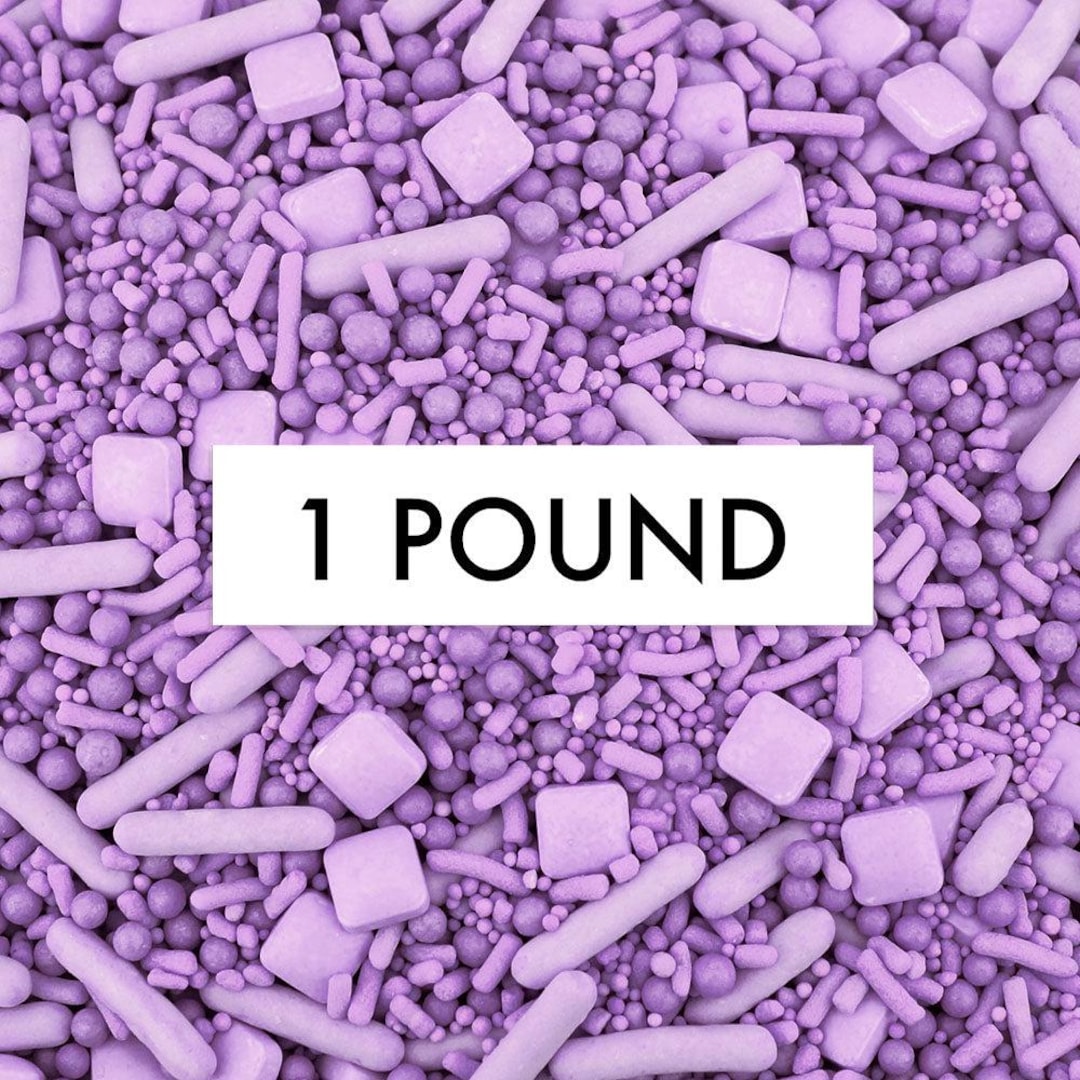 Light Purple Sprinkle Blend 1 LB - Etsy