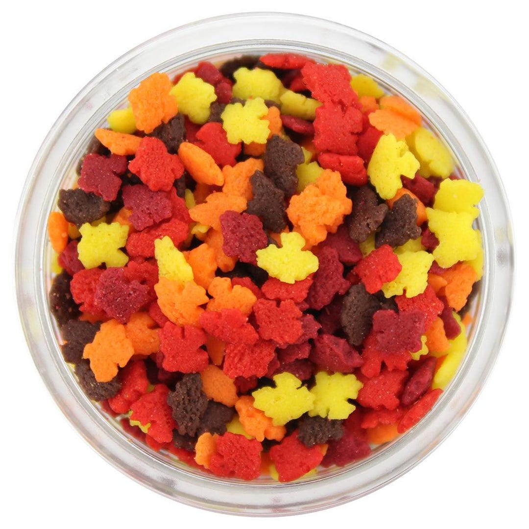 Mini Autumn Leaf Sprinkles - Etsy