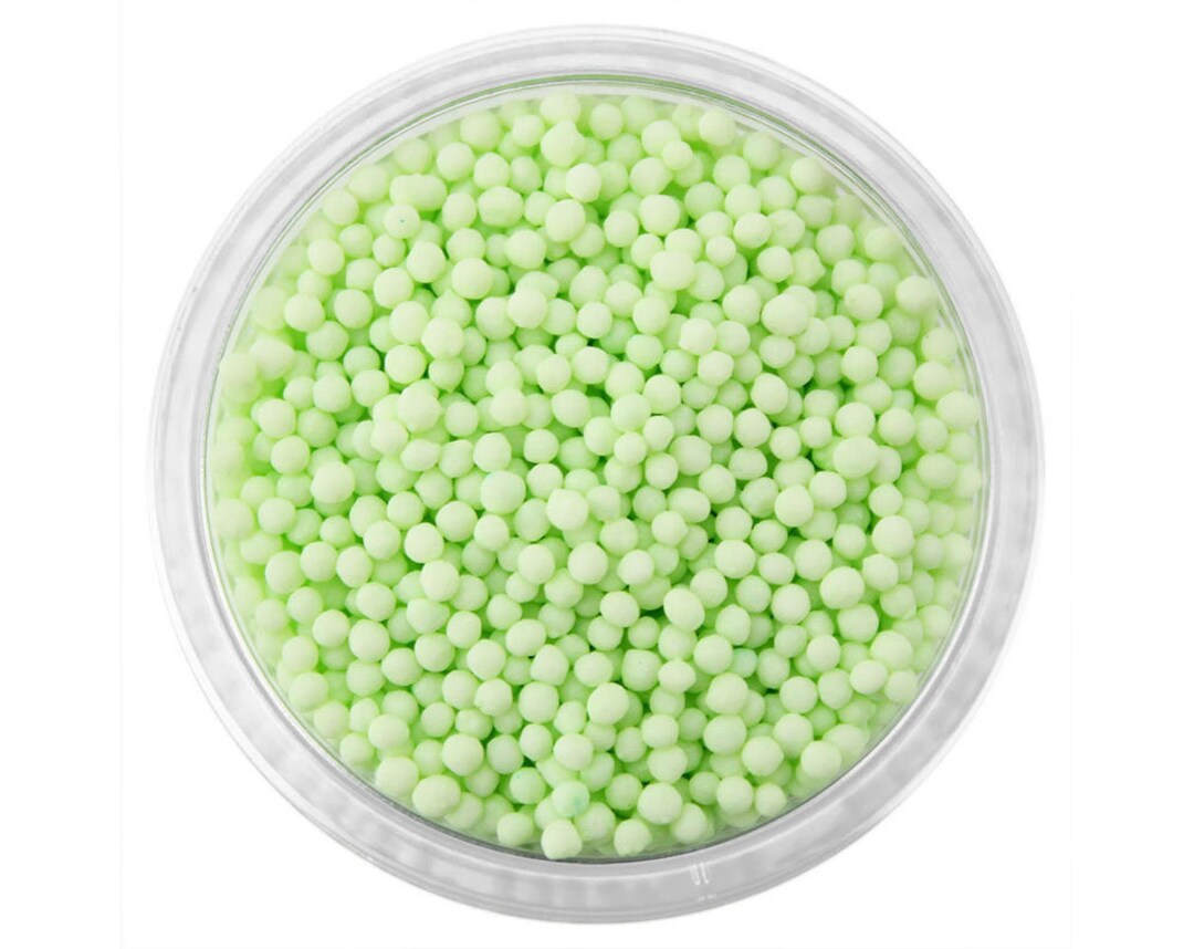 Light Green Nonpareils - Vibrant Tiny Pastel Mint Green Sprinkles for ...