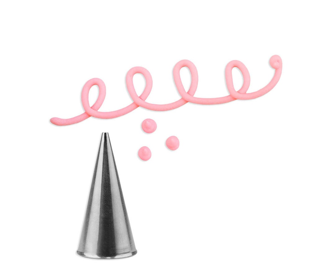 Round #1 Decorating Tip - Round Decorating Tip, Small Round Cupcake ...