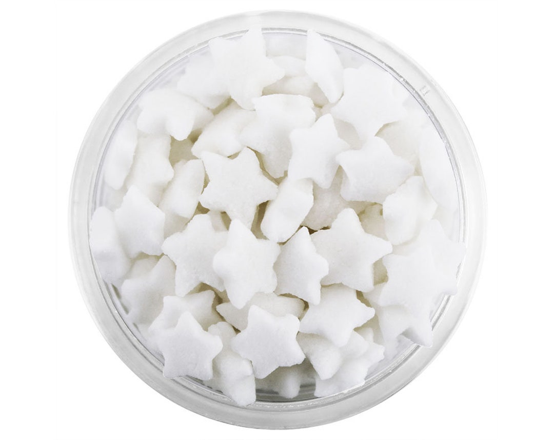 White Star Sprinkles - White Star Sprinkles for Decorating Cupcakes ...