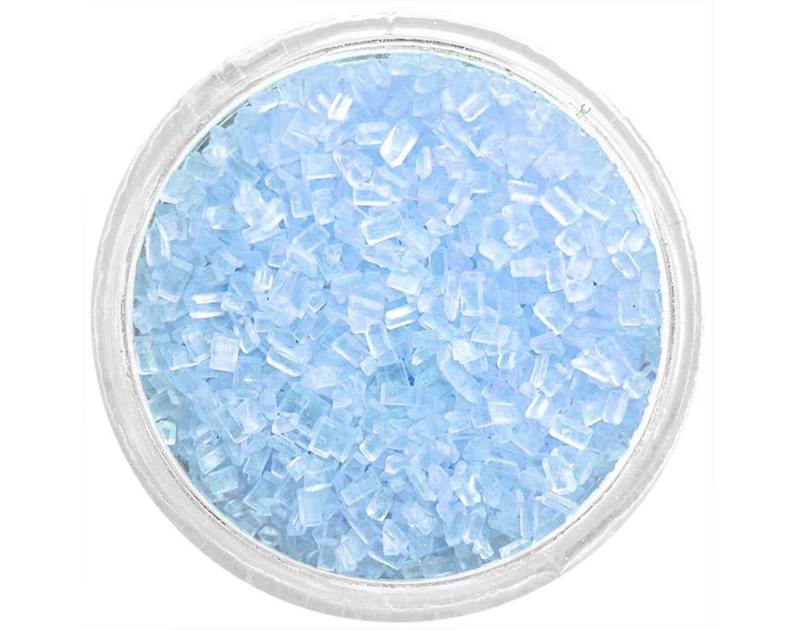 Soft Blue Chunky Sugar - Pastel Light Blue Sugar Crystals Sprinkles for ...