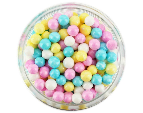 Edible White Gumballs