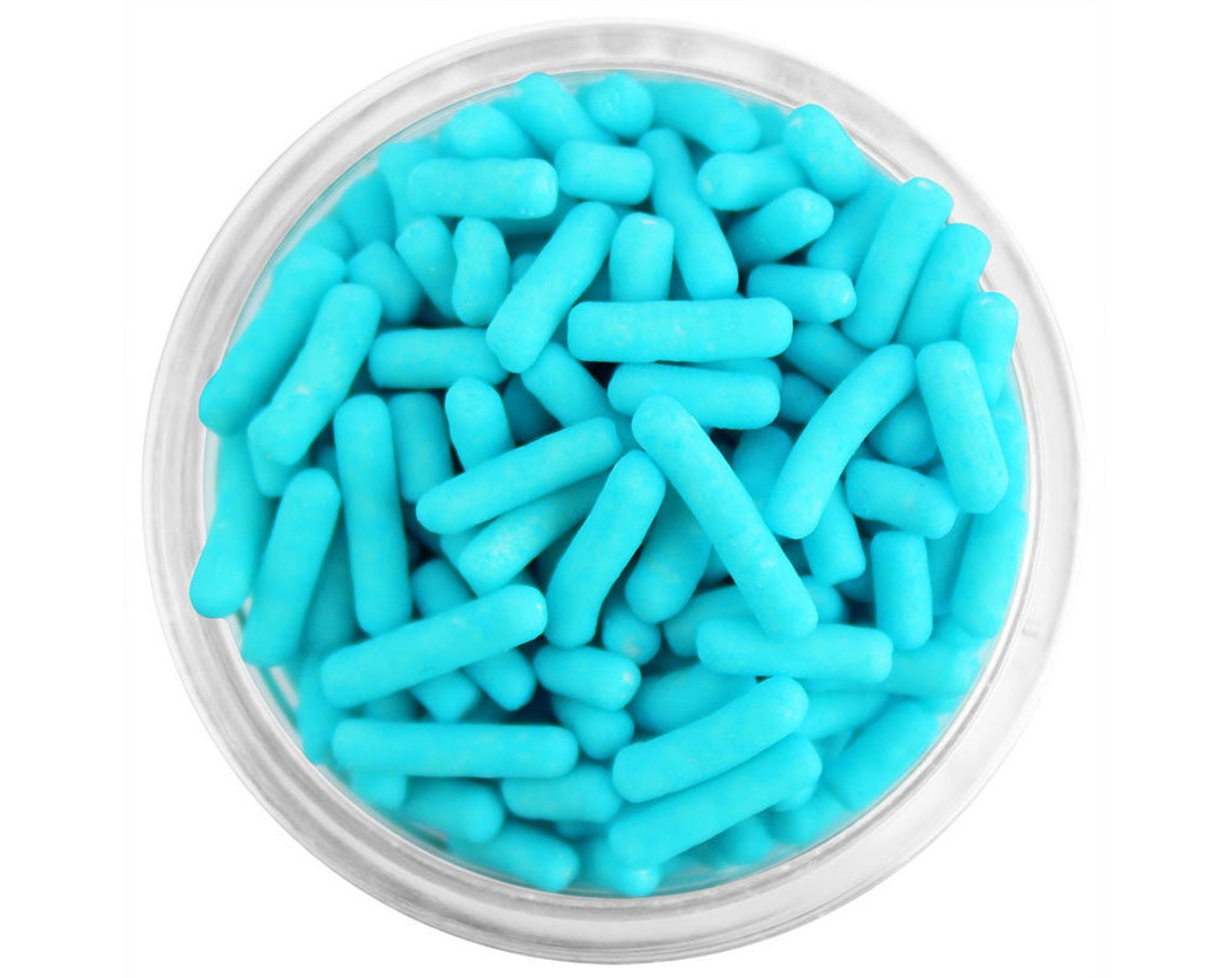 Sky Blue Jimmies Bright Sky Blue Sprinkles for Decorating - Etsy