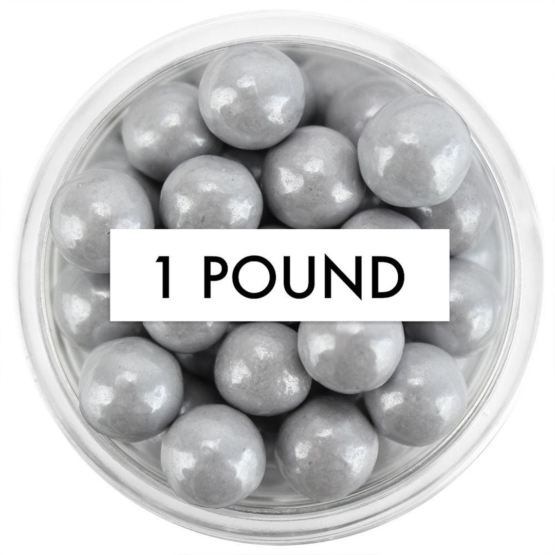 Pearly Gray Sugar Pearls 7MM 1 LB - Etsy