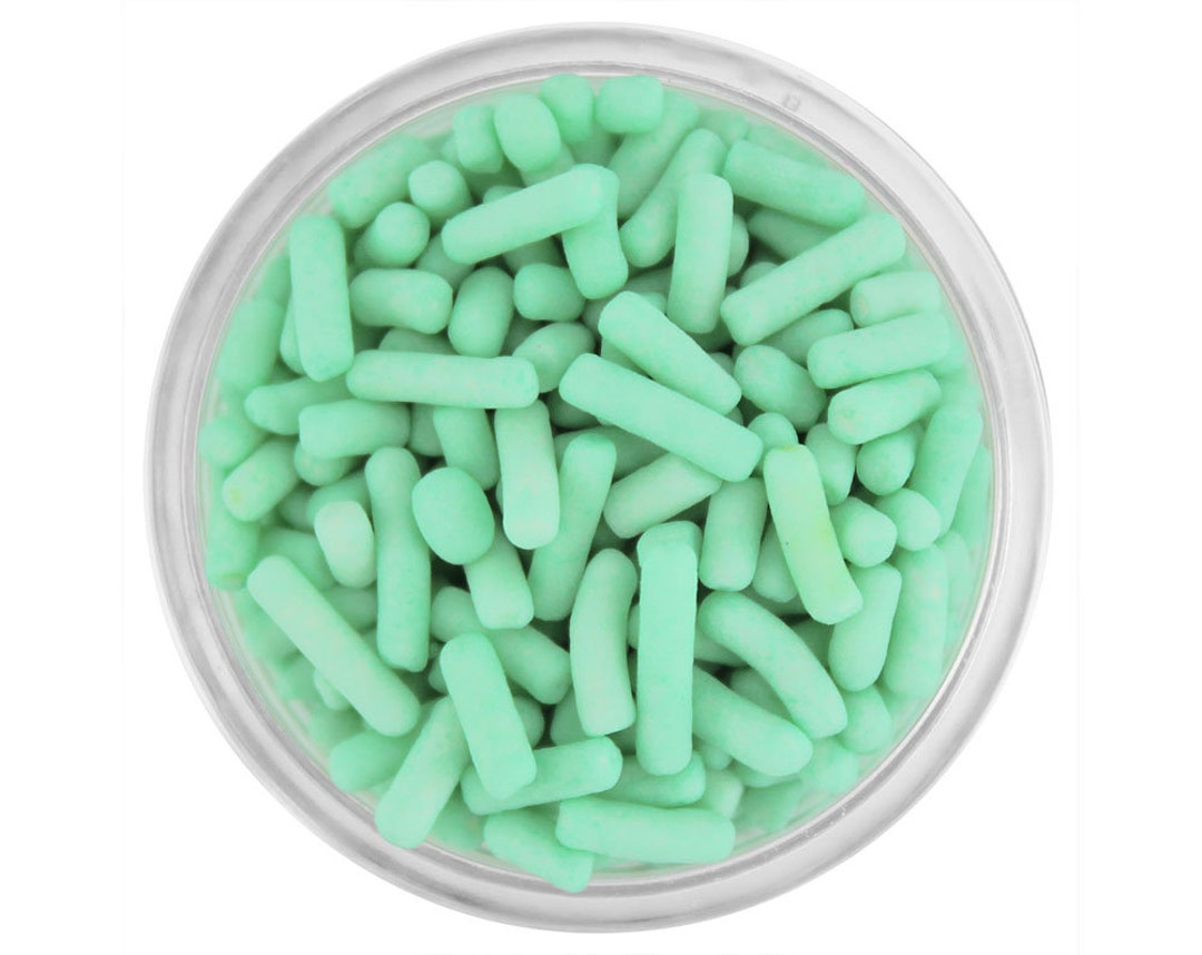 Mint Green Jimmies - Pretty Mint Green Sprinkles for Decorating ...