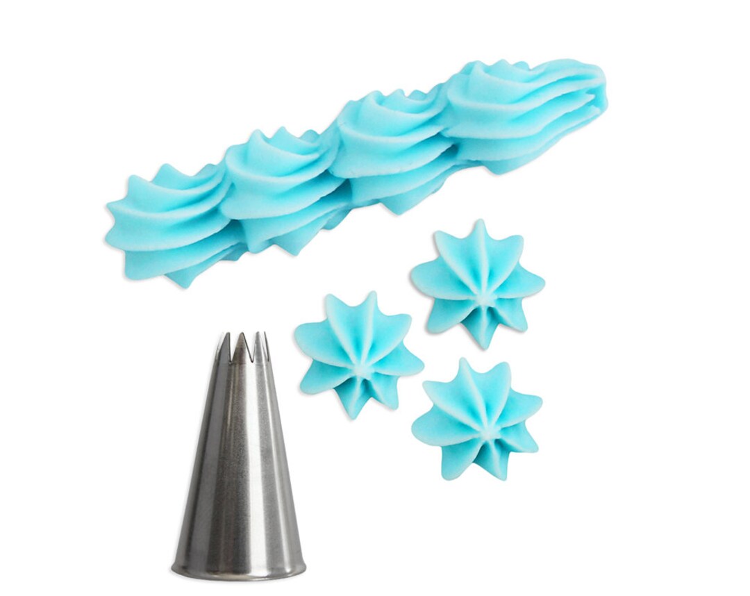 Star #20 Cupcake Decorating Tip -star Tip for Piping Shells, Swirls and ...