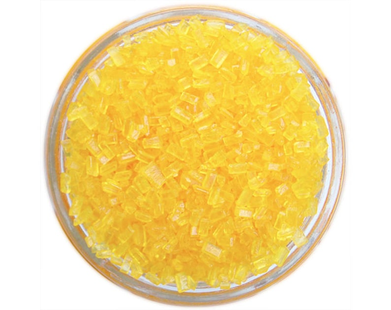 Yellow Chunky Sugar Bright Yellow Sugar Crystals Sprinkles | Etsy