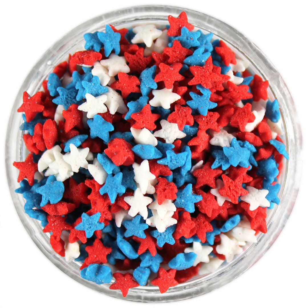 Mini RWB Star Sprinkles - Etsy