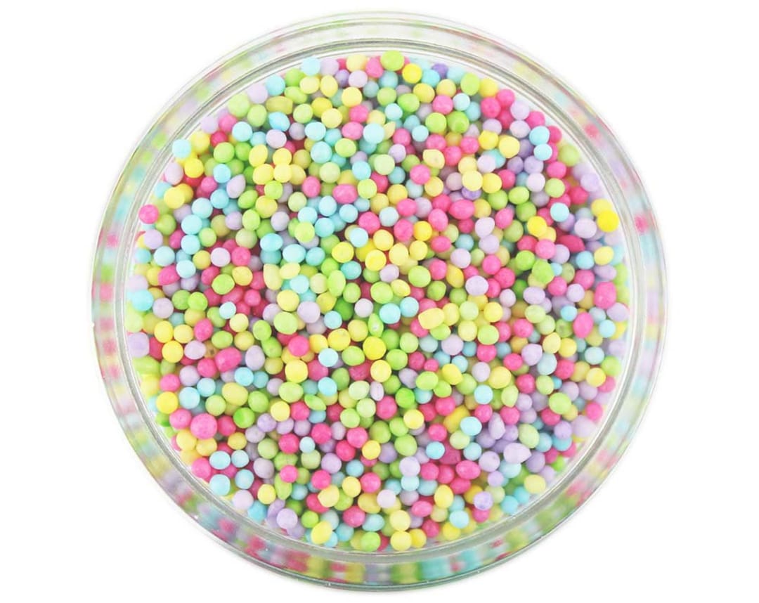 Spring Rainbow Nonpareils - Tiny Pastel Rainbow Ball Sprinkles for ...