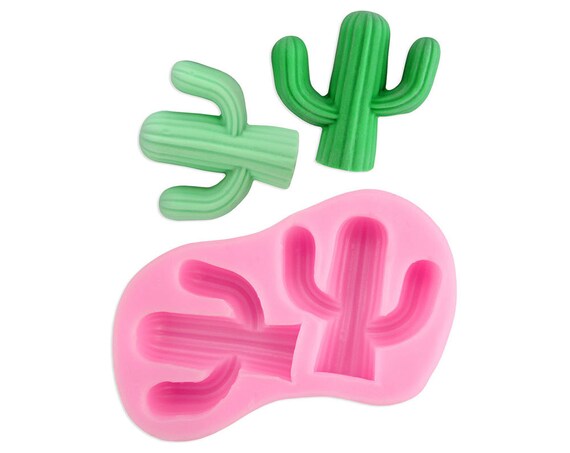 Cactus Silicone Mold a Fun Cactus Silicone Fondant Mold - Etsy