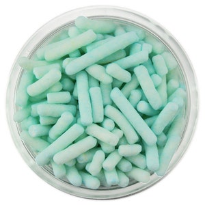 Light Turquoise Jimmies Pretty Pastel Aqua Sprinkles for | Etsy