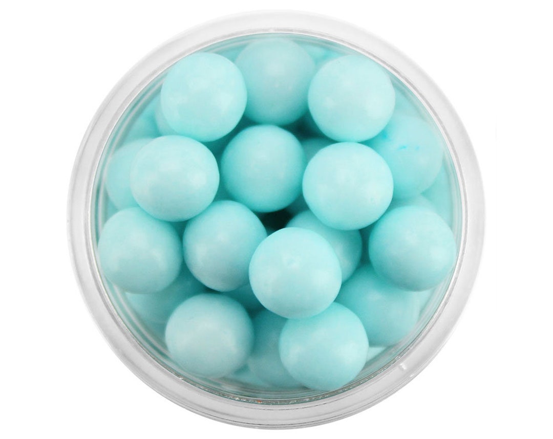 Light Blue Sugar Pearls 8MM Edible Light Blue Sugar Pearl Sprinkles ...