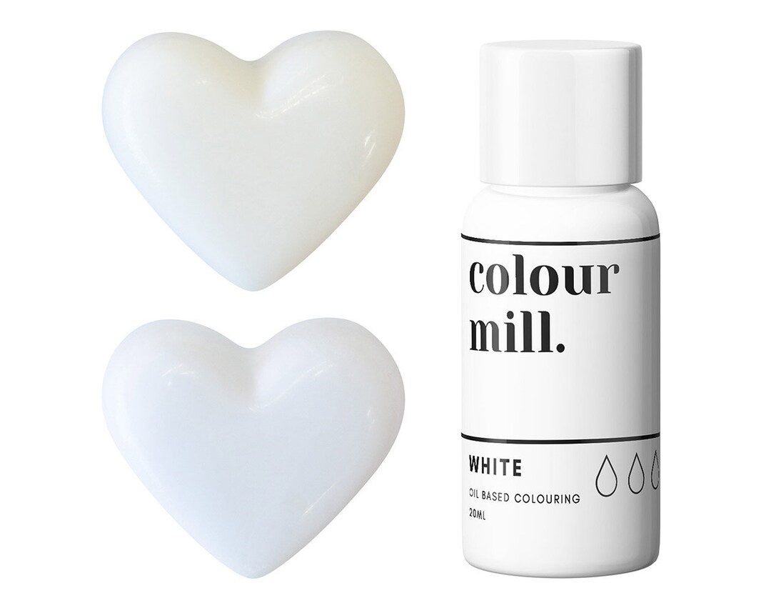 White Colour Mill Oil Based Food Coloring White Food Coloring With ...
