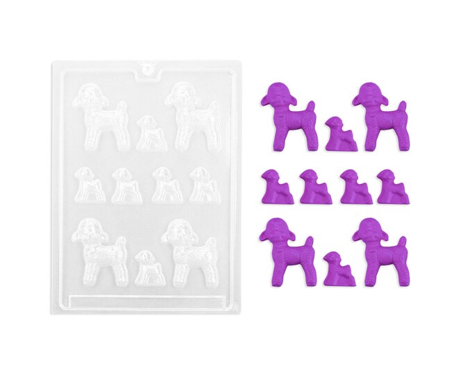 Lambs Assortment Chocolate Mold A Sweet Lamb Assortment Mold for Use ...