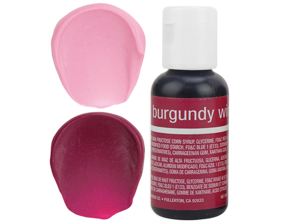 Burgundy Wine Gel Food Coloring - Chefmaster - Burgundy Food Color ...
