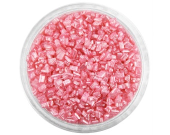 Sugar Crystals Red Chunky Red Sparkling Sugar Sprinkles - Etsy